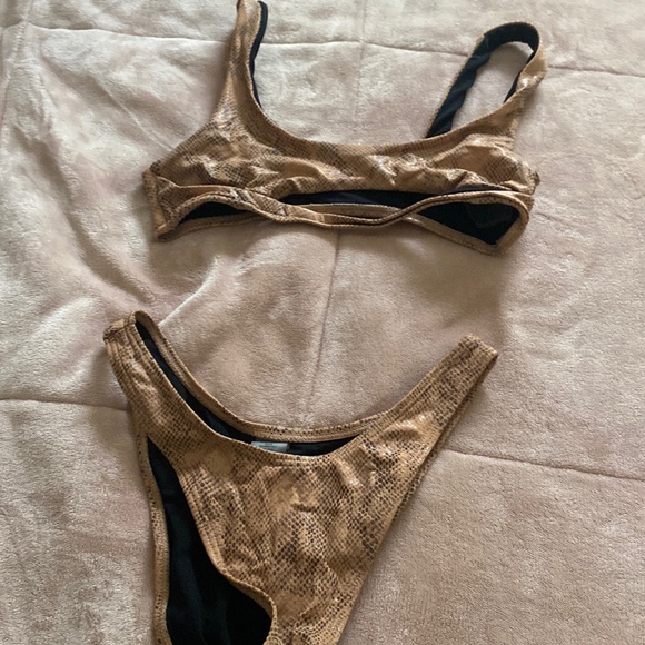 SHEIN | Other | Snake Skin Bathing Suit | Poshmark